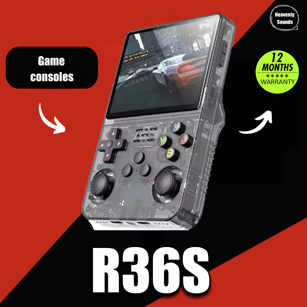 R36s ARKOS GAMES คอนโซลย้อนยุคแบบพกพา - Linux หน้าจอ IPS 3.5" | Shopee ...