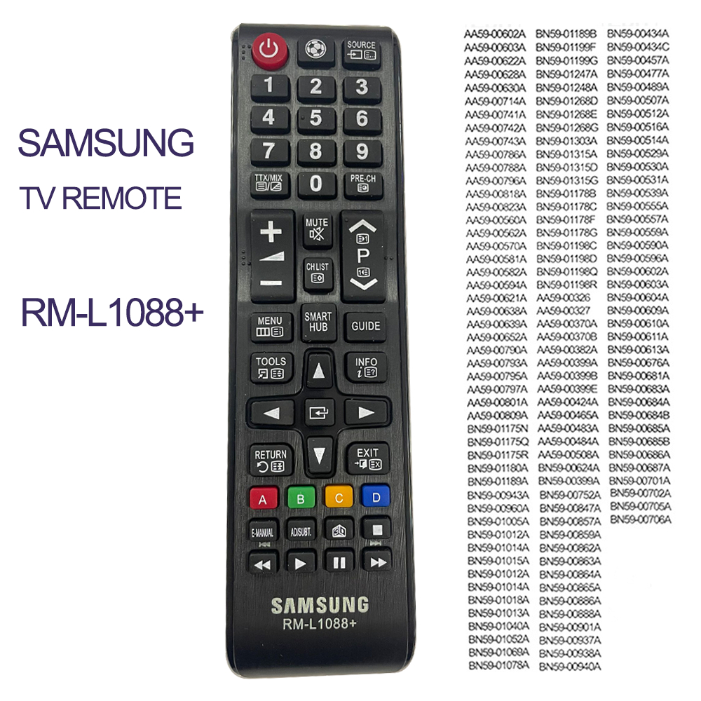 ของแท้ remote รีโมททีวี Samsung LCD TV รีโมท RM-L1088+ AA59-0053 BN59-005489 BN59-0058A/b BN59 ...