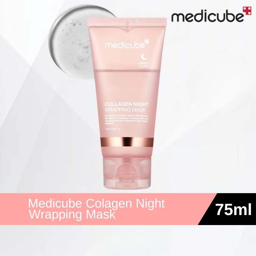 Medicube Collagen Night Wrapping Mask 75ml Collagen Sleeping Mask สกิน ...
