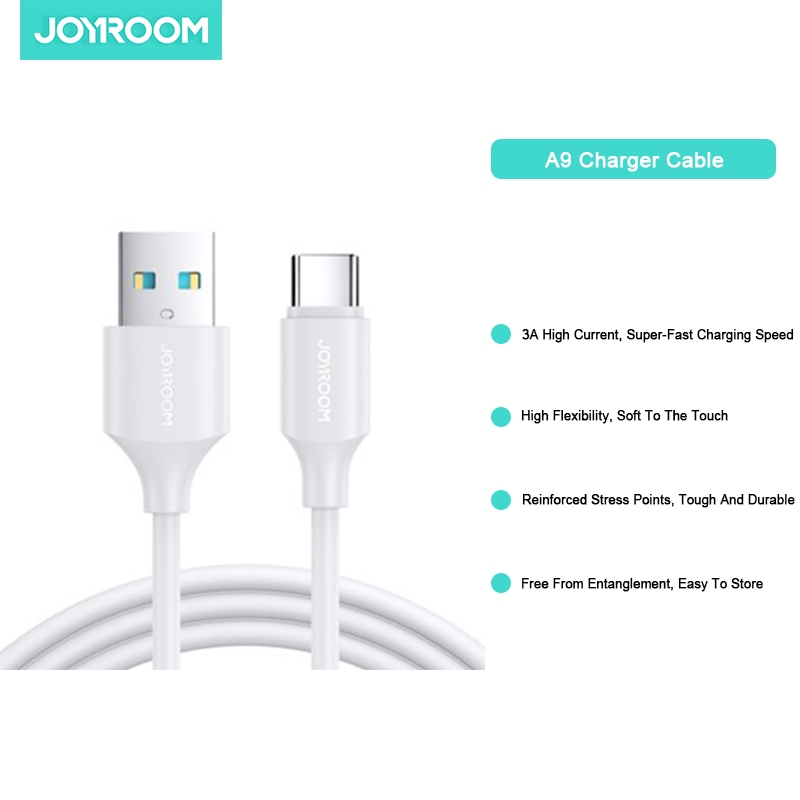 สายชาร์จ Joyroom A9 3A ความเร็วชาร์จเร็วสุด | Shopee Thailand