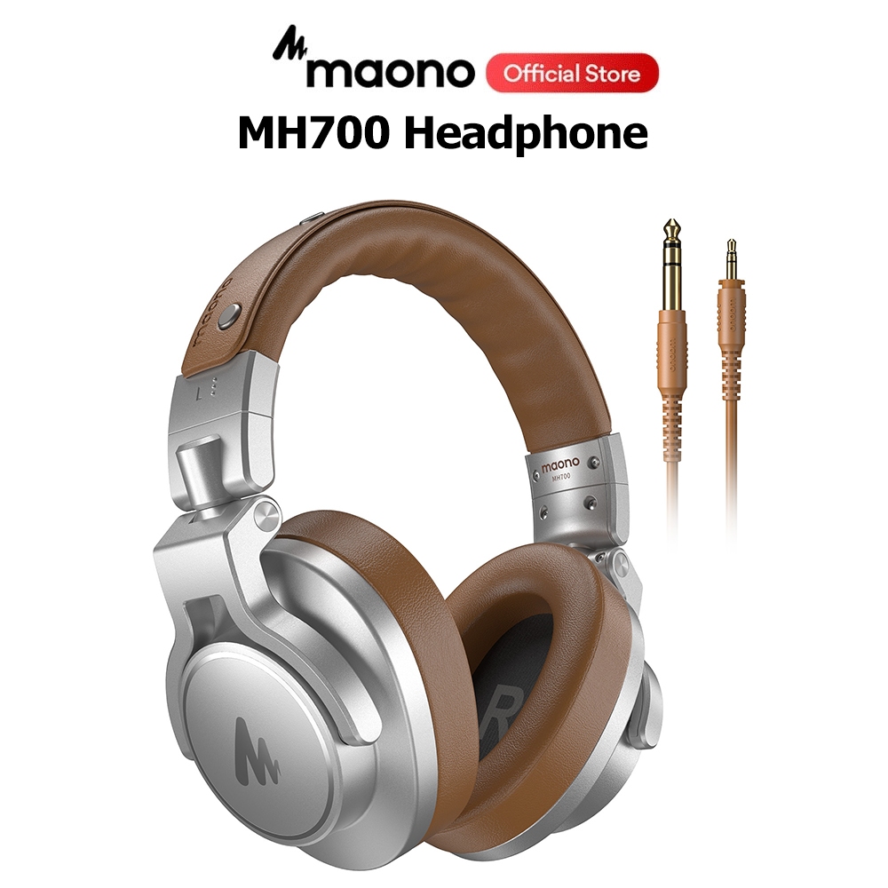 Maono MH700 หูฟังแบบมีสาย Professional Monitor หูฟังสตูดิโอพร้อมไดร ...