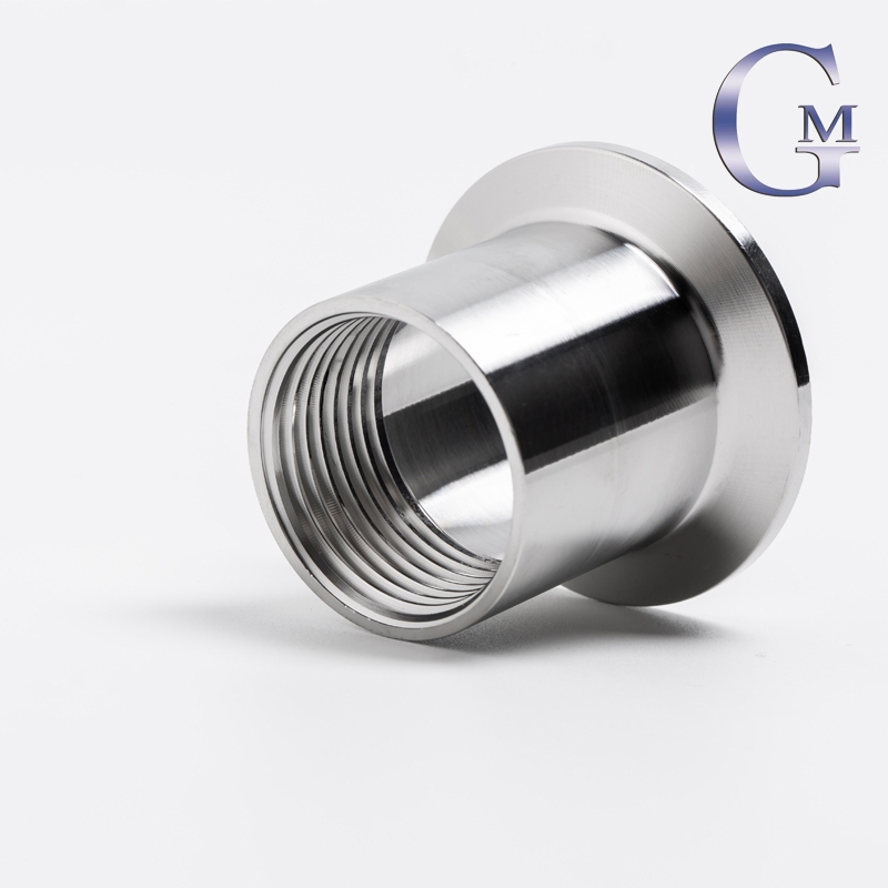 DN50 สแตนเลส SS304 สุขาภิบาลหญิงเกลียวอุปกรณ์ท่อ Ferrule Tri Clamp อะแด ...