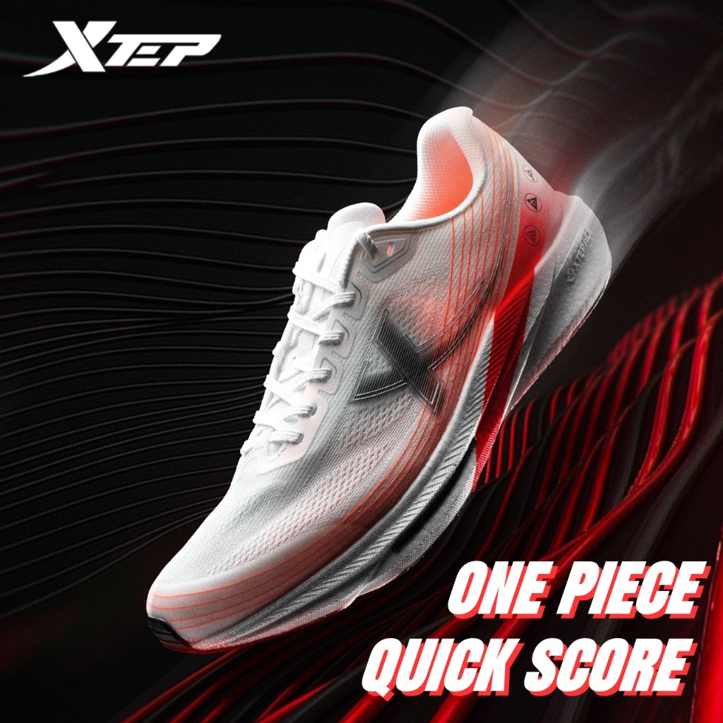 【xtep】One Piece Quick Score | รองเท้าวิ่งติดตามพลาสติก ACE Cushioning ...
