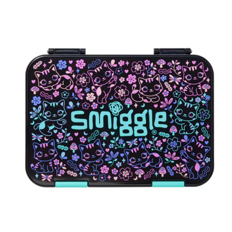 Australia smiggle Black Cat Lunch Box กล่องข้าวความจุขนาดใหญ่ กล่องข้าว ...
