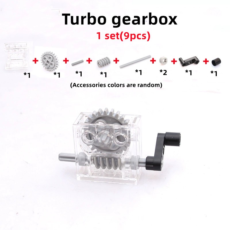 Turbo gearbox 6588 Technic Worm Gear 4716 ใช้งานร่วมกับ 3648 อะไหล่ ...