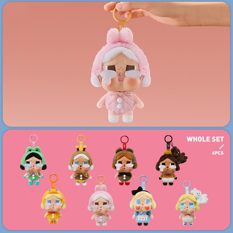 Labubu CRYBABY Crying Again Series-ไวนิลFace Plushกล่องตาบอดActionของ ...