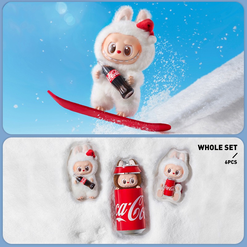 Labubu COCA-COLA POP MART THE MONSTERS COCA-COLA SERIES-Vinyl Face ...
