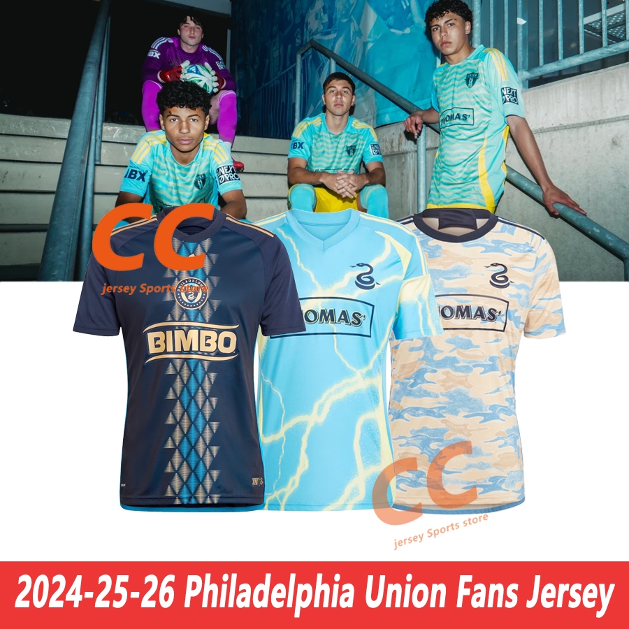 Mls Philadelphia Union เสื้อฟุตบอลเสื้อฟุตบอลเสื้อกีฬาเสื้อ 2024-25-26 ...