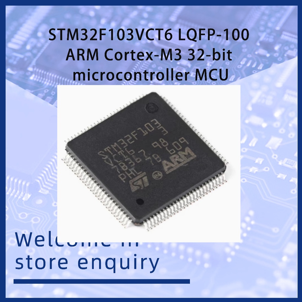 Stm32f103vct6 LQFP-100 ARM Cortex-M3 ไมโครคอนโทรลเลอร์ 32 บิต MCU | Shopee Thailand