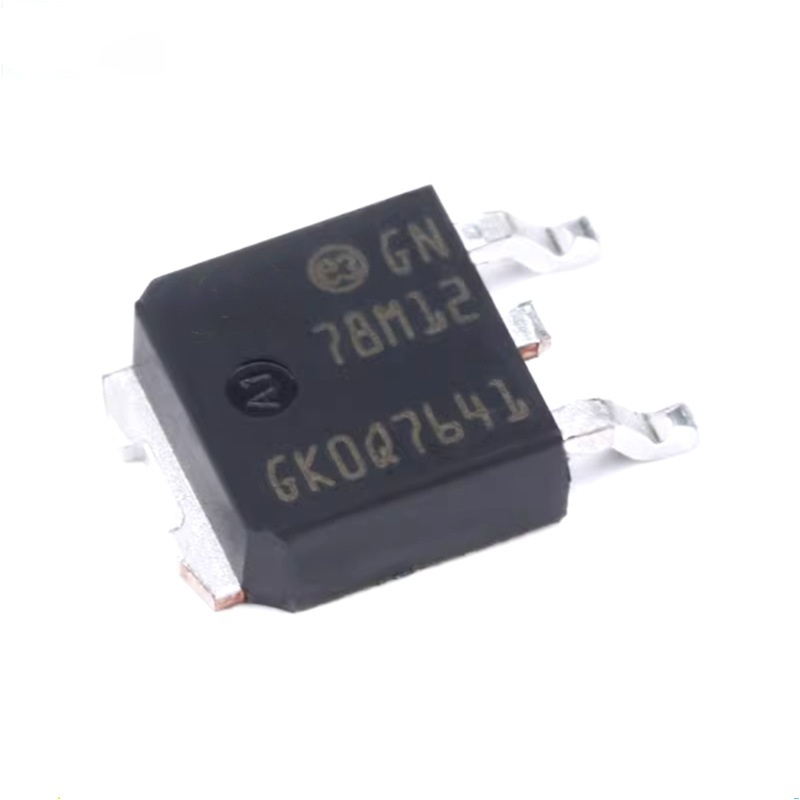 ชิป L78M12 78M12 L78M12CDT Patch TO-252 12V0.5A เครื่องปรับแรงดันไฟฟ้า ...