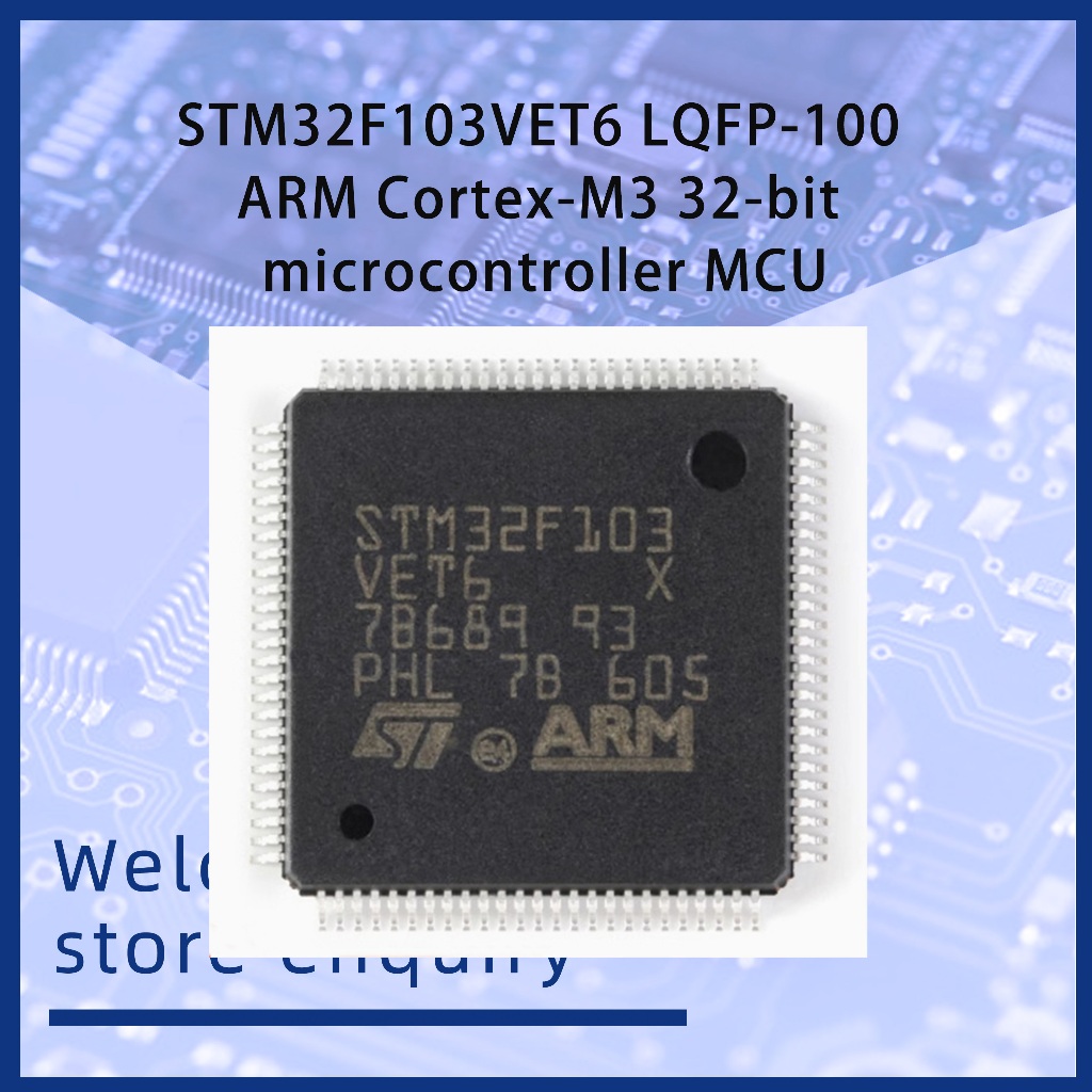 Stm32f103vet6 LQFP-100 ARM Cortex-M3 ไมโครคอนโทรลเลอร์ 32 บิต MCU | Shopee Thailand
