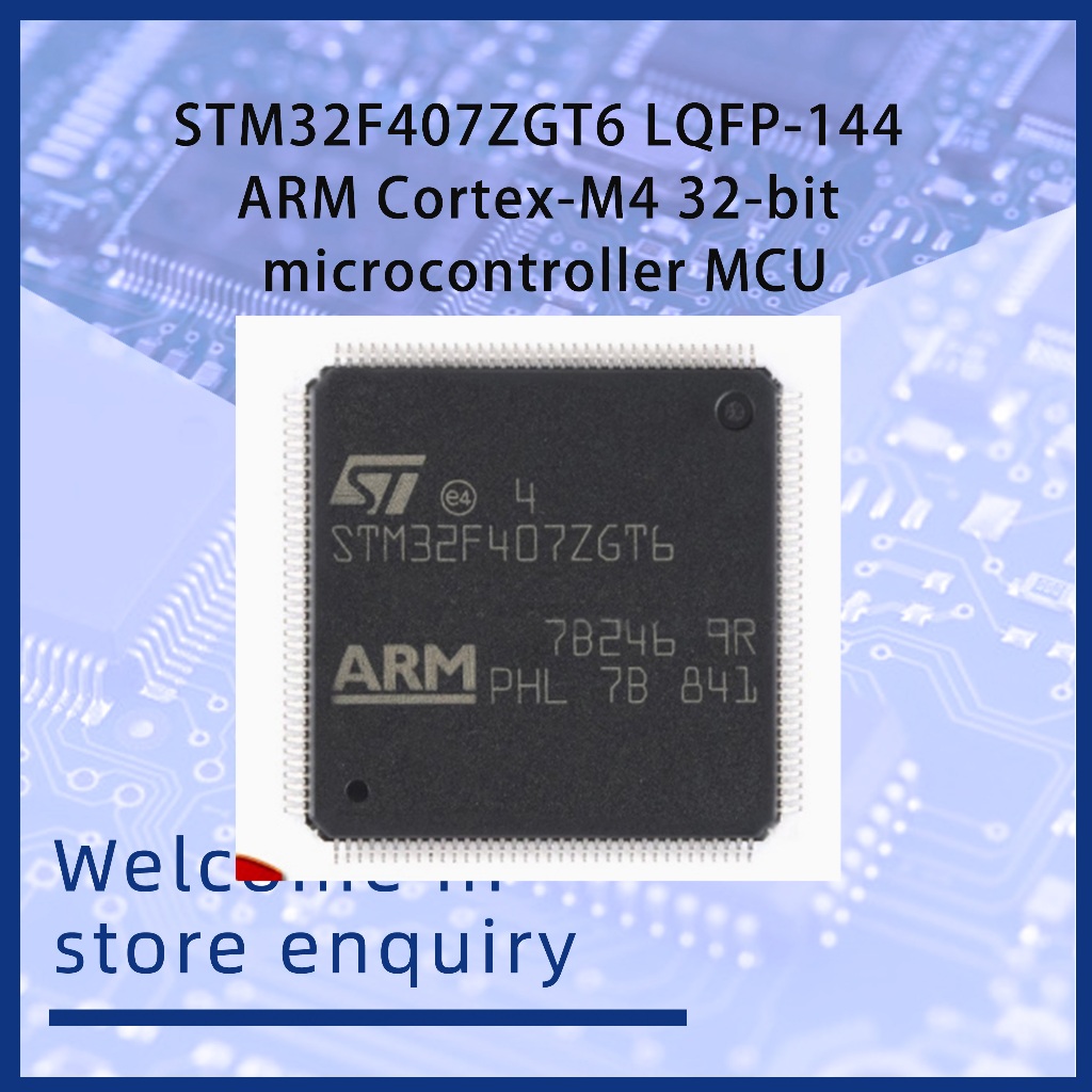 Stm32f407zgt6 LQFP-144 ARM Cortex-M4 ไมโครคอนโทรลเลอร์ 32 บิต MCU | Shopee Thailand