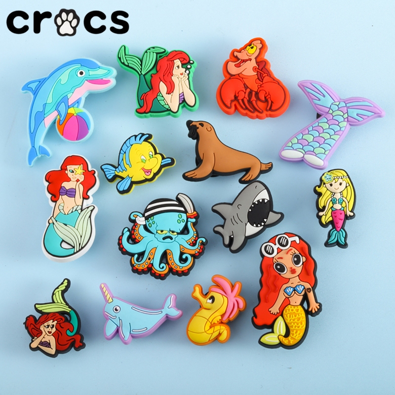 Jibbitz Hole รองเท้าดอกไม้การ์ด Luo Chi Bi Star อุปกรณ์เสริม Crocs ...