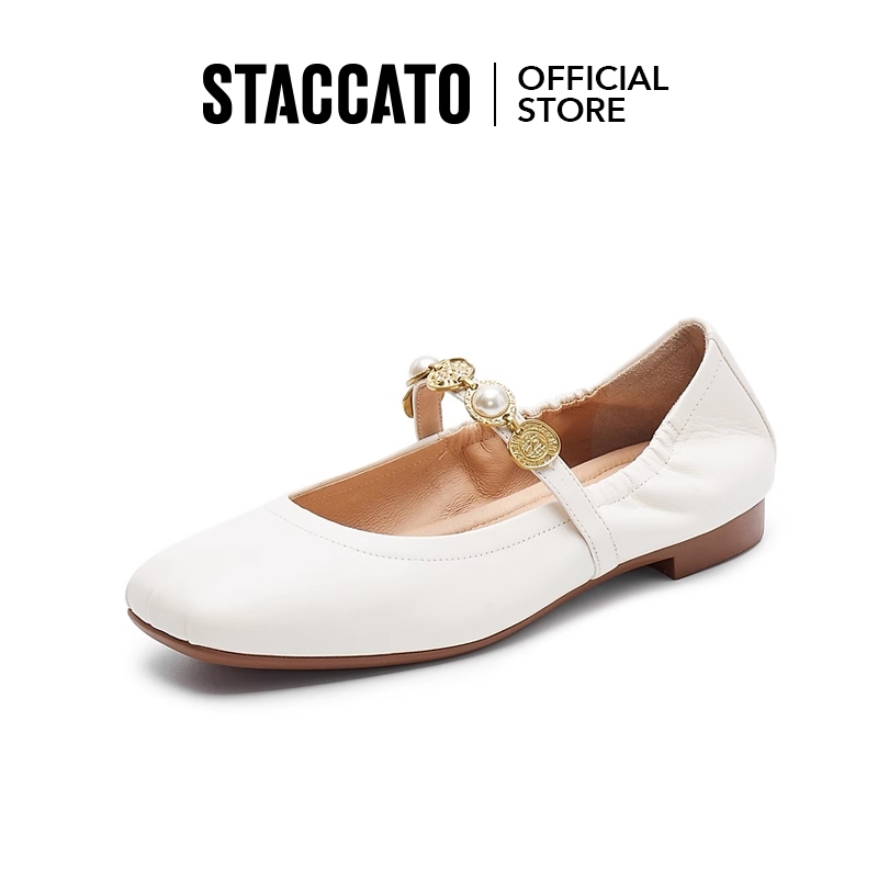 Staccato Mary Jane Ballet Flats รองเท้าแมรี่เจน ส้นแบน นิ้วเท้าเหลี่ยม ...