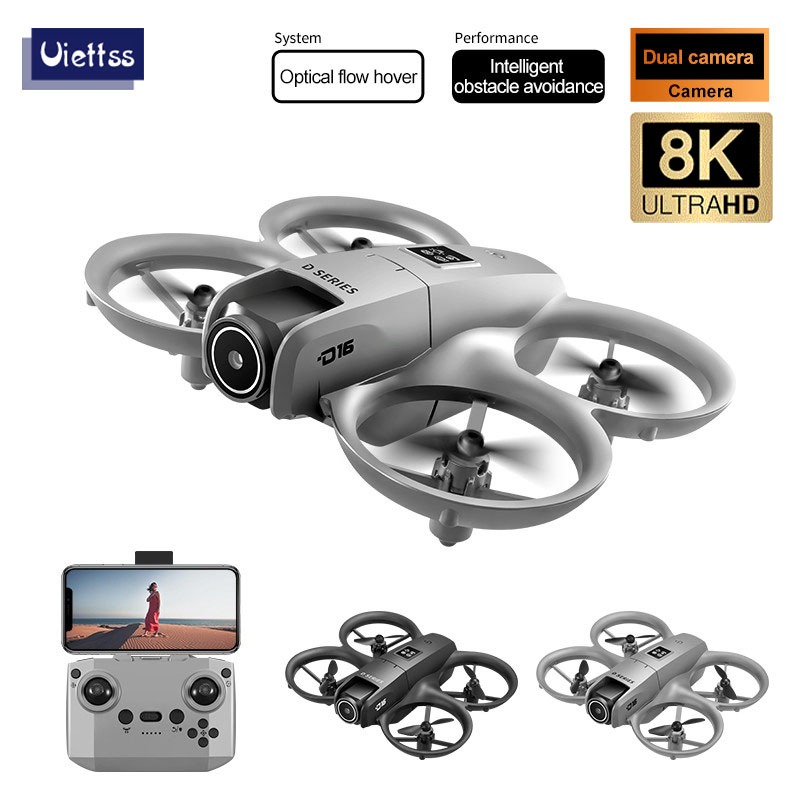 D16 MAX Mini Drone พร้อมกล้อง HD One Click Take Off Headless Mod Light ...