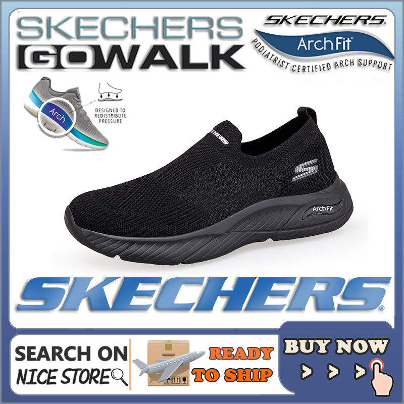 [การจัดส่งด่วน] Skechers _ Go-Walk SLIP ON รองเท้าผ้าใบ/ระบายอากาศ/กีฬา ...