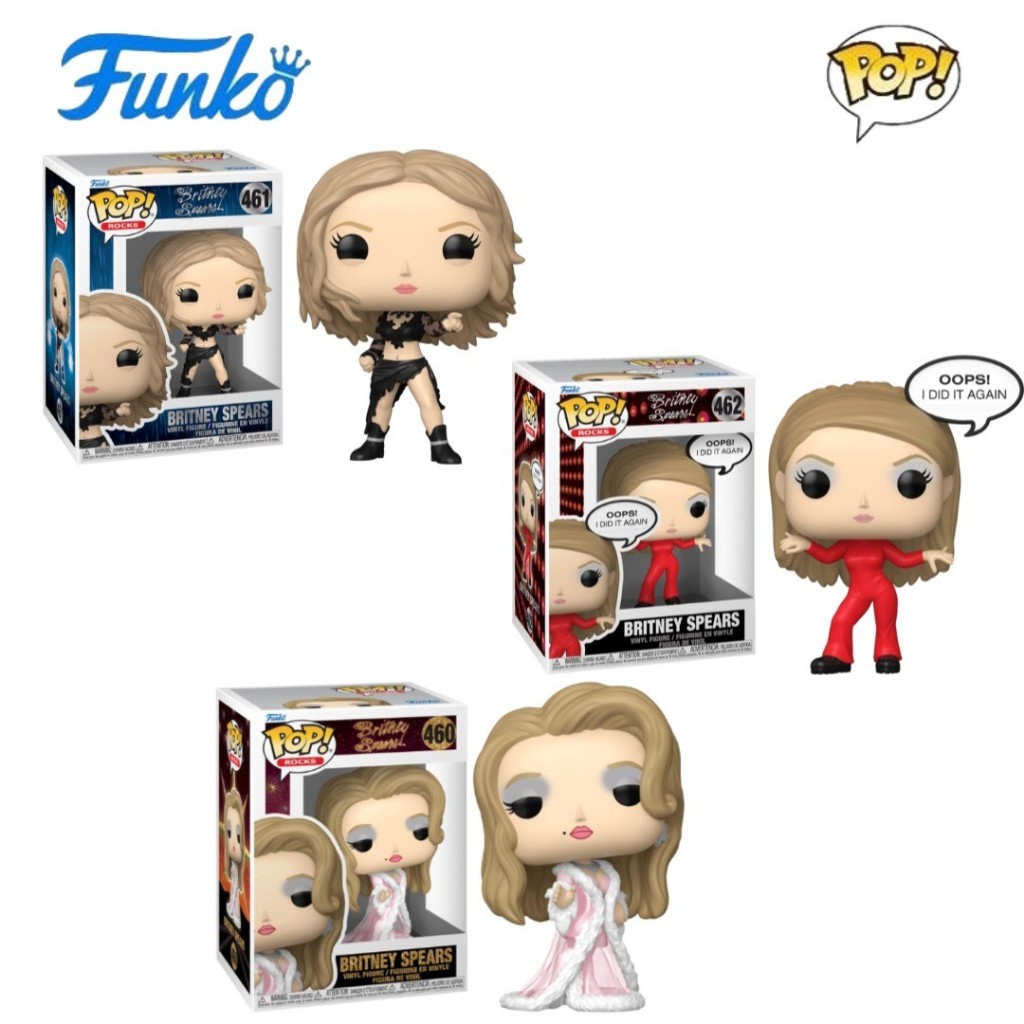 Funko POP Britney Spears Merchanded American Female Singer Doll Figure ...