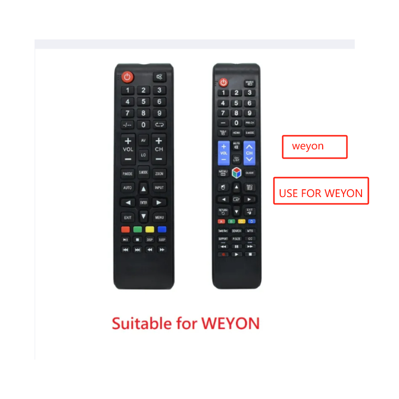 สําหรับ WEYON Vyon แผงแบนจอแสดงผล LED Digital TV สมาร์ททีวีรีโมทคอนโทรล ...