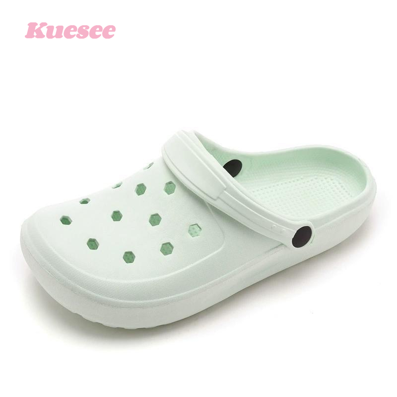 Kuesee รองเท้าแตะ กันลื่น นุ่ม รองเท้าหัวโตผู้หญิง ลายการ์ตูนน่ารัก DIY | Shopee Thailand