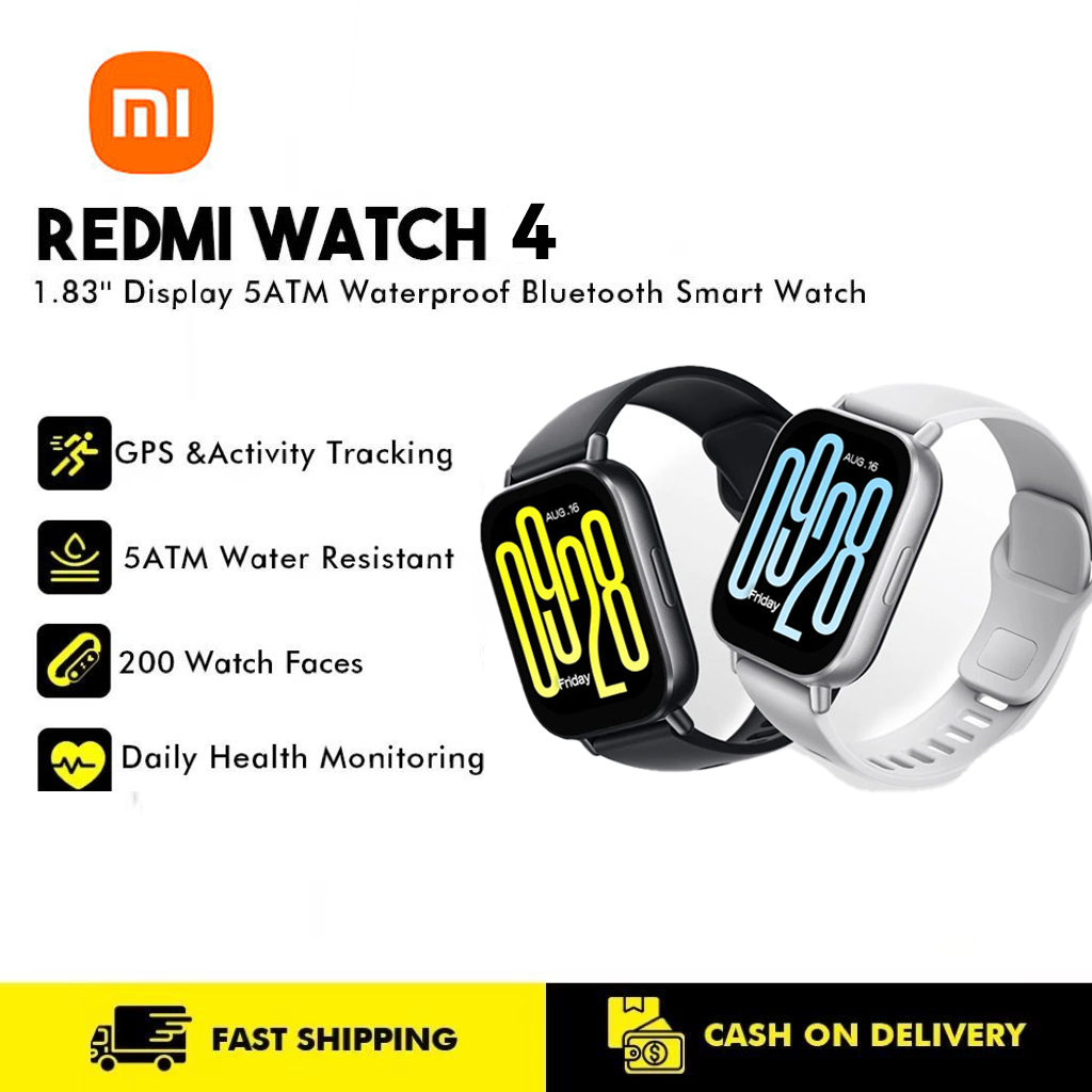 Xiaomi Redmi Watch 4 Active สมาร์ทวอทช์ ตรวจวัดอัตราการเต้นหัวใจทั้งวัน ...
