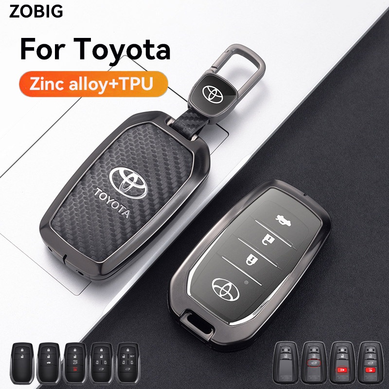Zobig Key Fob สําหรับ Toyota กุญแจรถพร้อมพวงกุญแจ Fit สําหรับ 2019-2025 ...