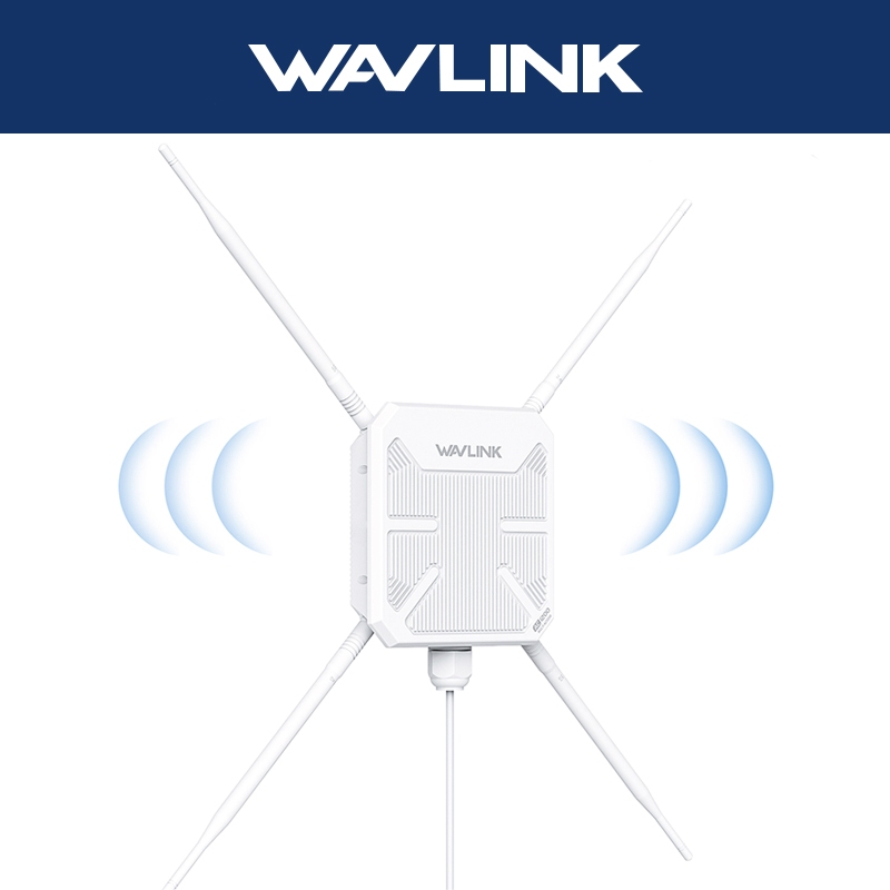 Wavlink AC1200 Outdoor Access Point Dual-Band Wi-Fi Extender พร้อมเสา ...