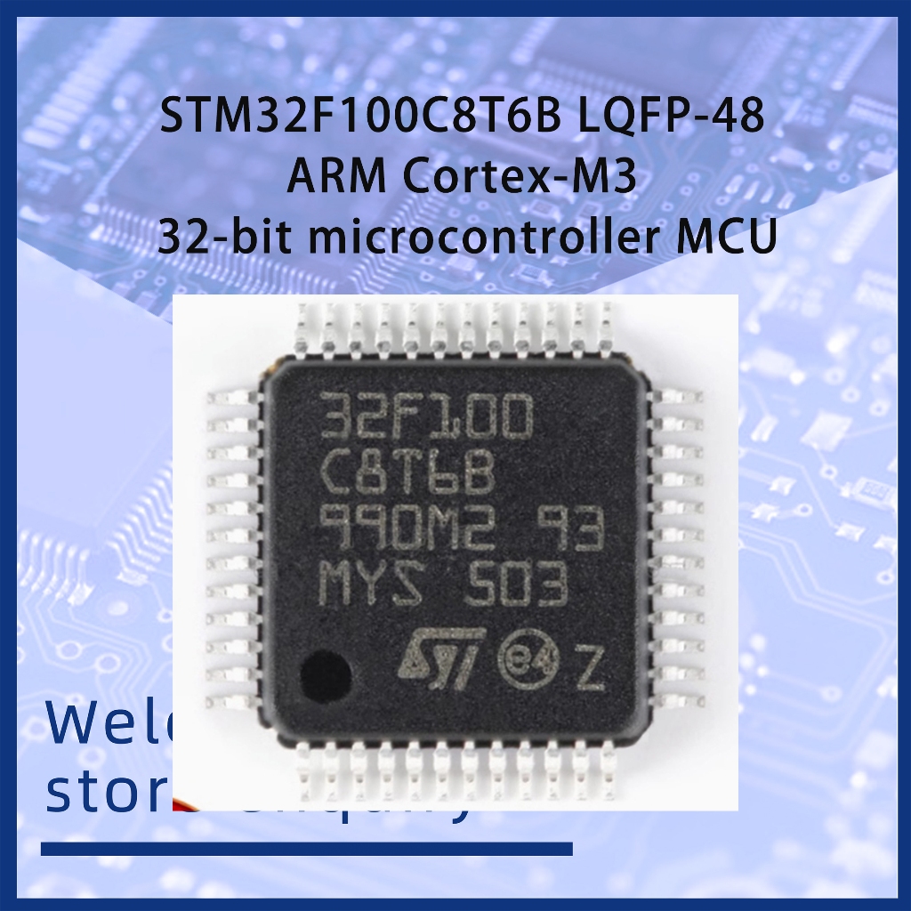 Stm32f100c8t6b LQFP-48 ARM Cortex-M3 ไมโครคอนโทรลเลอร์ 32 บิต MCU | Shopee Thailand