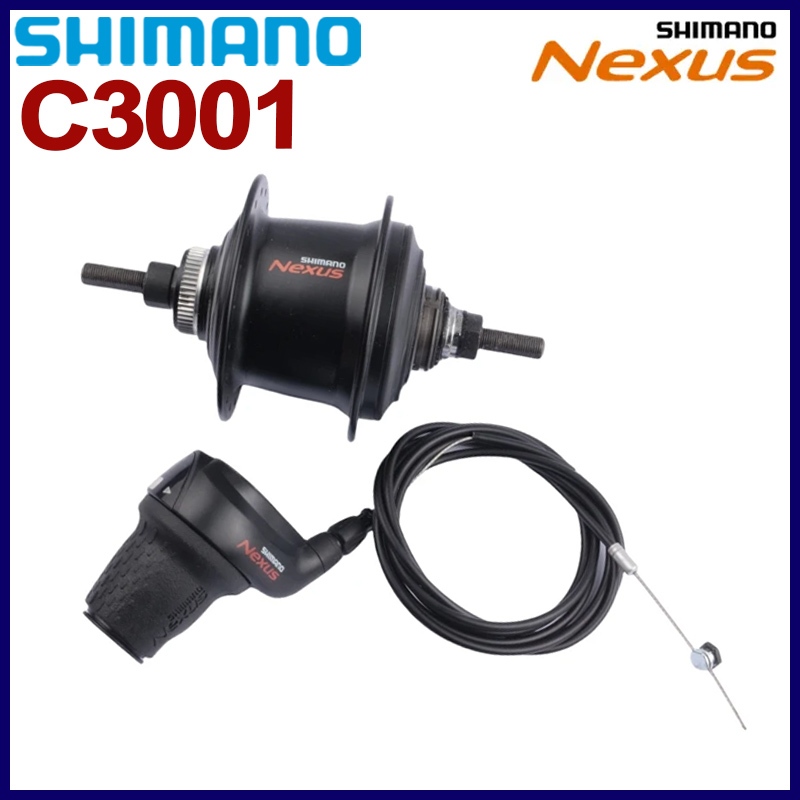 Shimano NEXUS Hub SG-C3001-7D Ieternal Geared Hub ดิสก์เบรก 7S สีดํา 36 ...