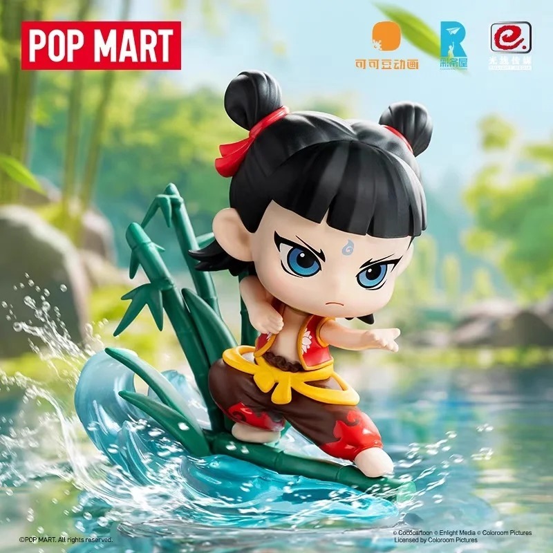P POP MART ของแท้ Nezha 2 Magic Boy Haunted Sea Natural Bond Series ...