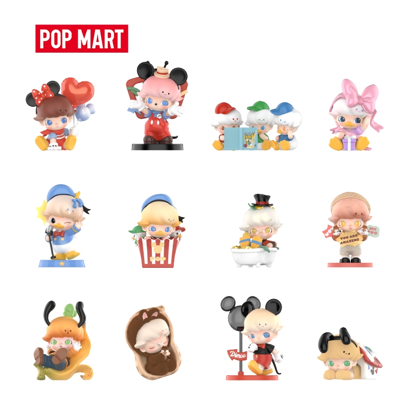 POP MART DIMOO WORLD × DISNEY Series Figures Blind Box Action Toys ...
