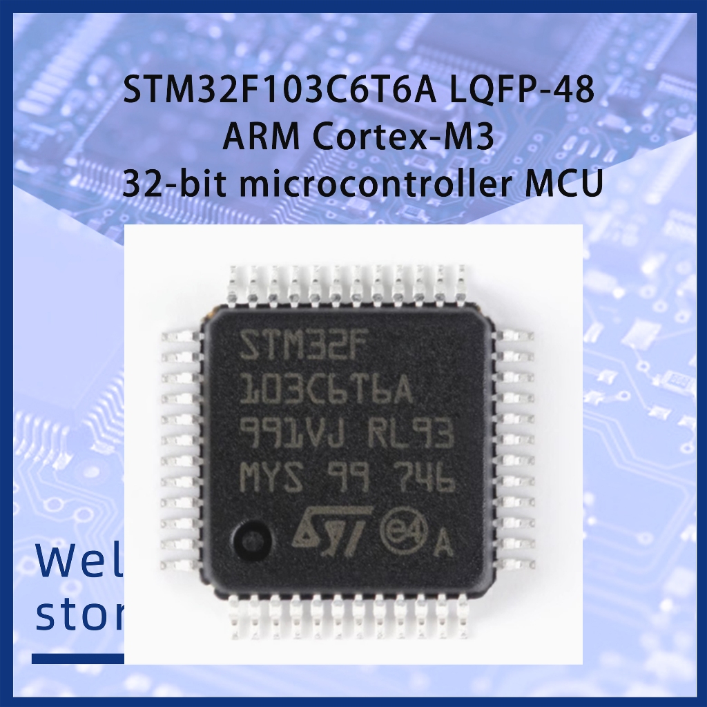 Stm32f103c6t6a LQFP-48 ARM Cortex-M3 ไมโครคอนโทรลเลอร์ 32 บิต MCU | Shopee Thailand
