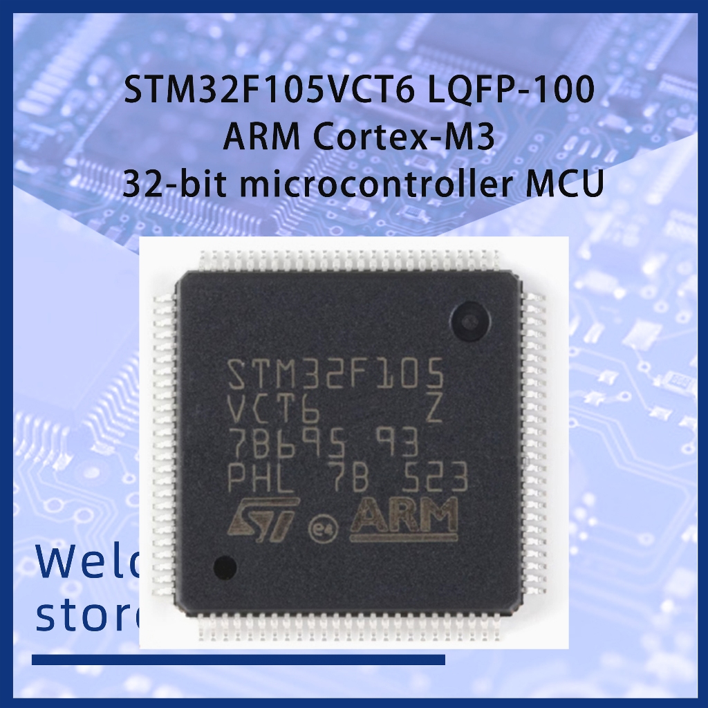 Stm32f105vct6 LQFP-100 ARM Cortex-M3 ไมโครคอนโทรลเลอร์ 32 บิต MCU | Shopee Thailand