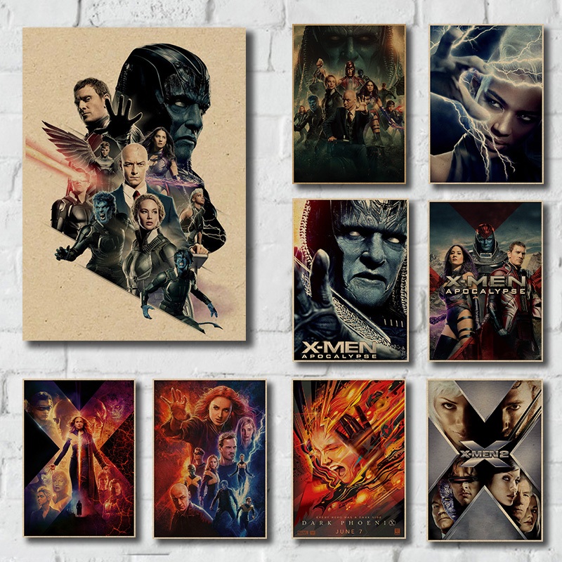 กลายพันธุ์ Epoch Chronicles! โปสเตอร์กระดาษคราฟท์ย้อนยุค X-Men ...