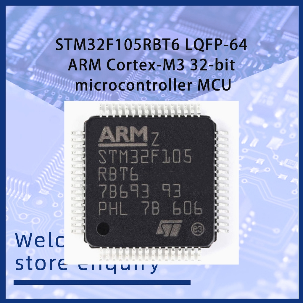Stm32f105rbt6 LQFP-64 ARM Cortex-M3 ไมโครคอนโทรลเลอร์ 32 บิต MCU | Shopee Thailand