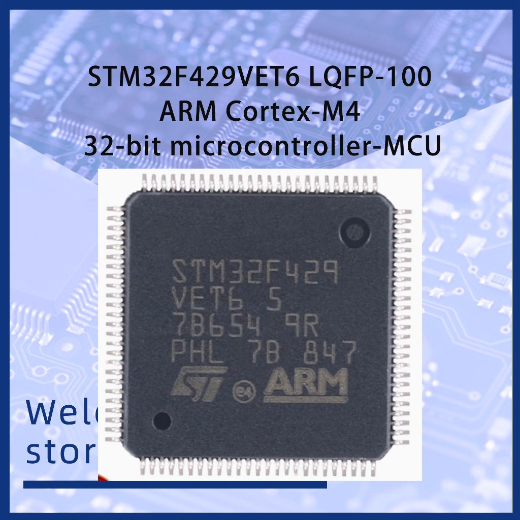Stm32f429vet6 LQFP-100 ARM Cortex-M4 ไมโครคอนโทรลเลอร์ 32 บิต-MCU | Shopee Thailand