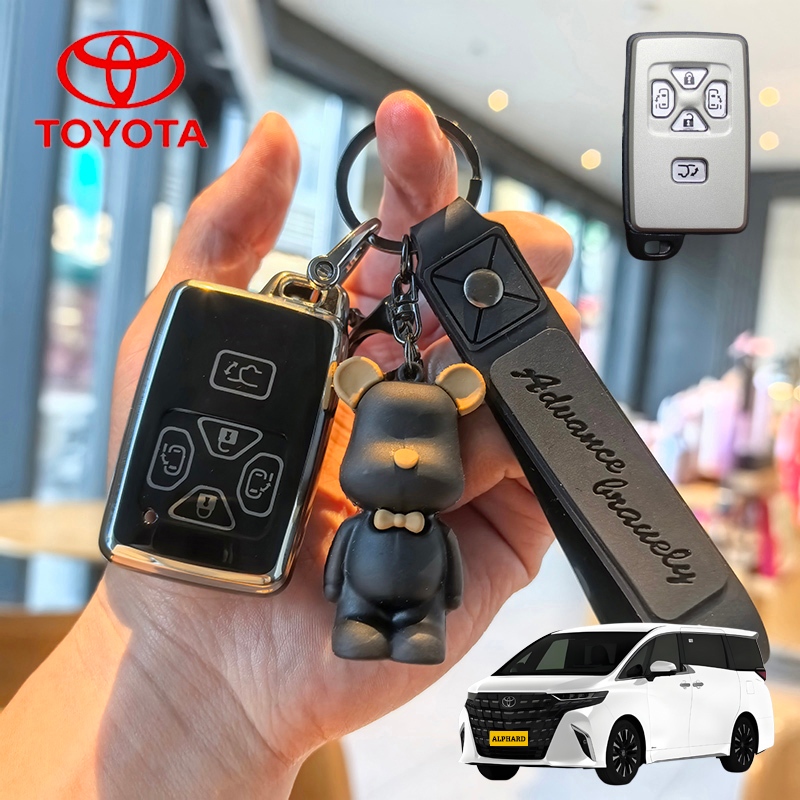 Toyota 5 ปุ่ม Remote Key Case กุญแจรถ Toyota Alphard Key Cover สําหรับ ...