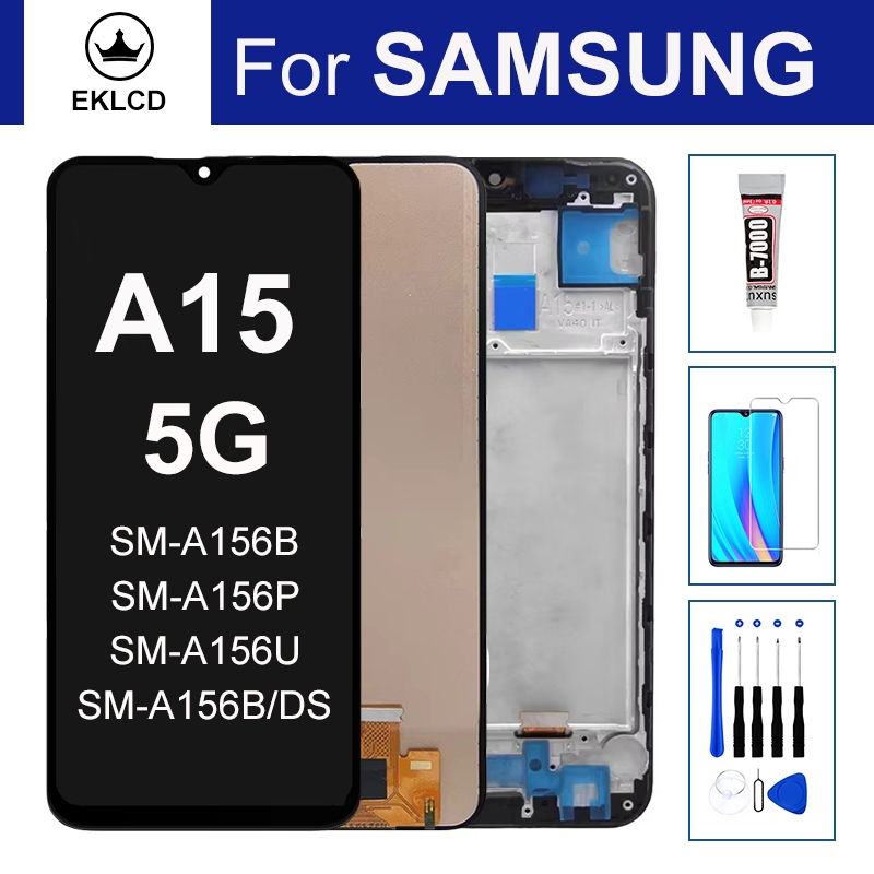 หน้าจอ LCD สําหรับ Samsung Galaxy A15 5G A156 SM-A156B A156P A156U จอ ...