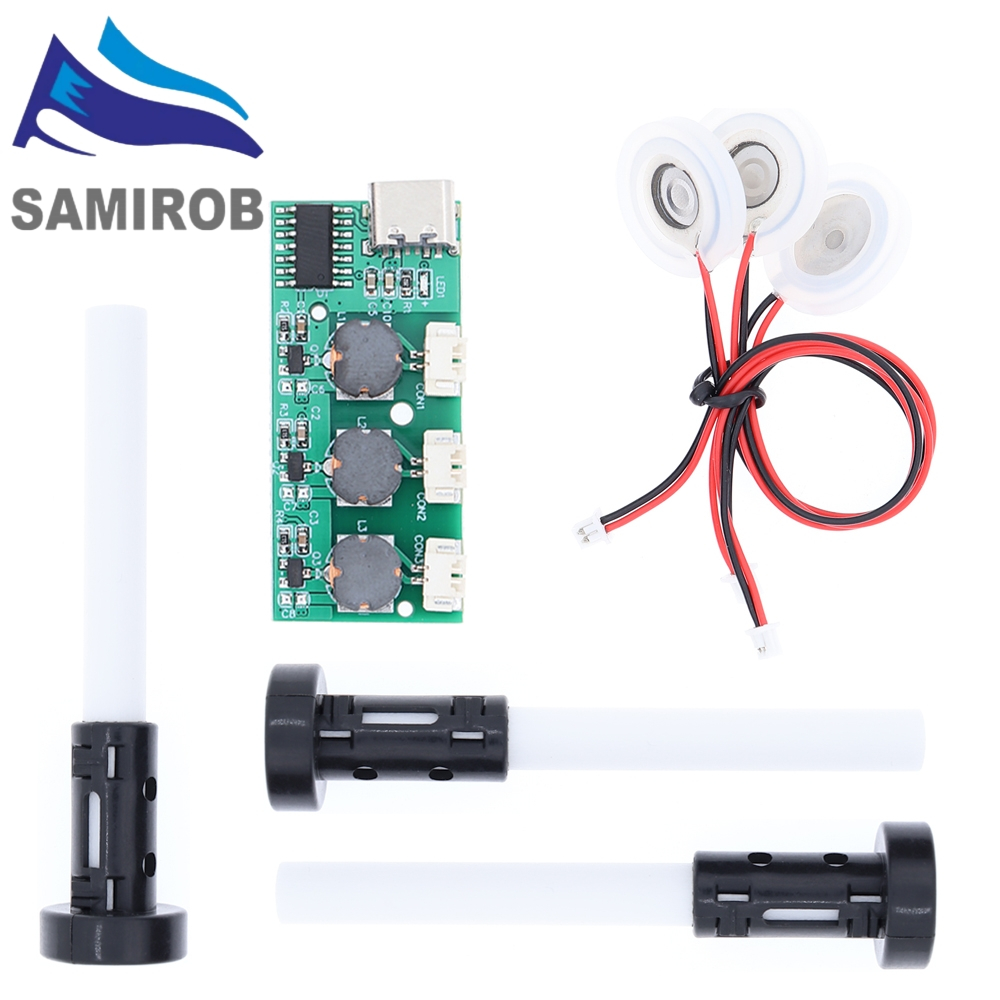 Dc 5V Mini Humidifier Modulle สามสเปรย์ Ultrasonic Atomizer Humidifier ...