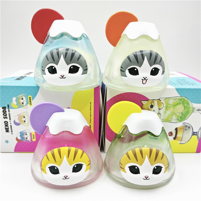 4 ชิ้น Mofusand Mount Fuji Damo Series กล่องตาบอด Shark Cat Action ...
