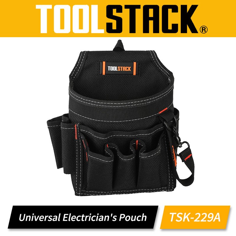 Toolstack TSK-229A กระเป๋าเครื่องมือกระเป๋าช่างไฟฟ้ากระเป๋าเครื่องมือมัลติฟังก์ชั่นความจุขนาด ...