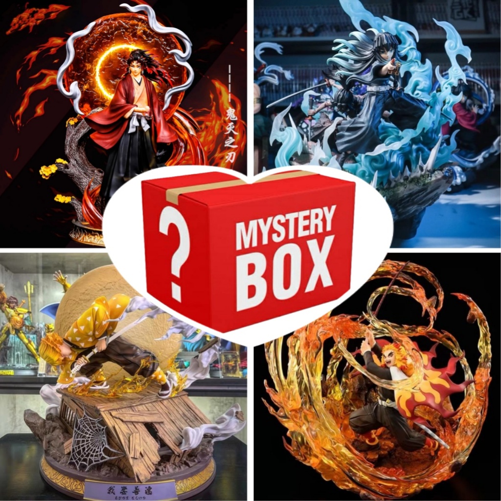 Demon Slayer Zenitsu Yoriichi Nezuko Muichirou Tanjiro Figure Lucky Bag ...