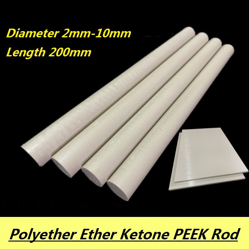 Peek Rod 200 มม.พร้อมไฟเบอร์เสริม Polyether Ether Ketone Rod ทนต่อการ ...
