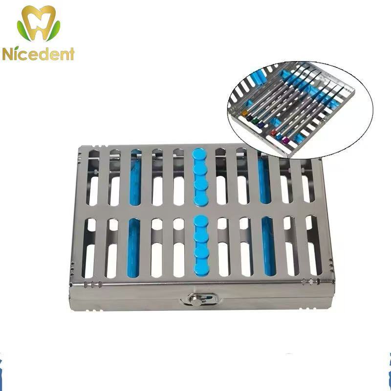 เครื่องมือฆ่าเชื้อทันตกรรมถาด Cassette บรรจุ 10 Scaler Rack กล่อง ...