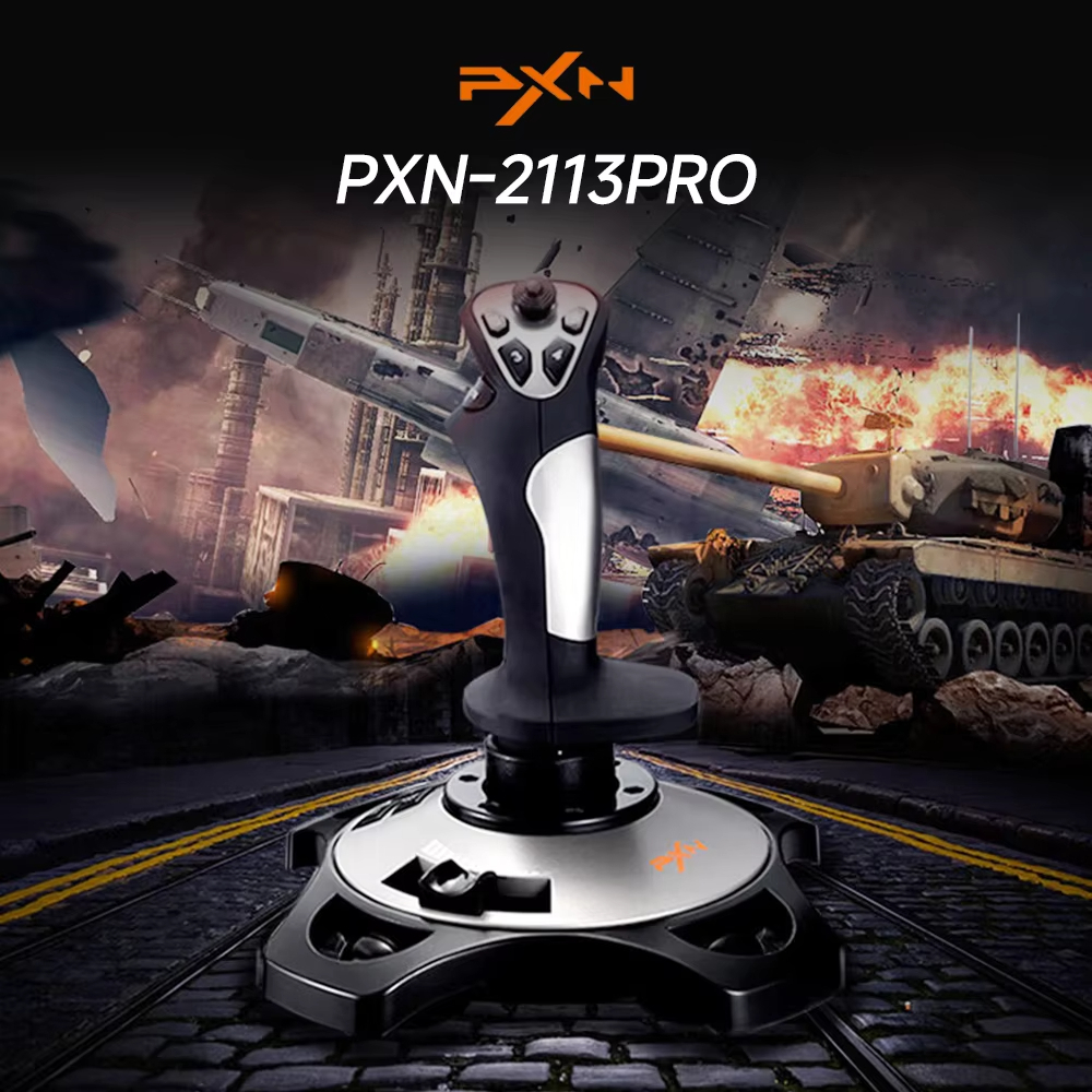 Pxn-2113 Pro จอยสติ๊ก Flight Simulator Gamepad Controller PC Flight ...