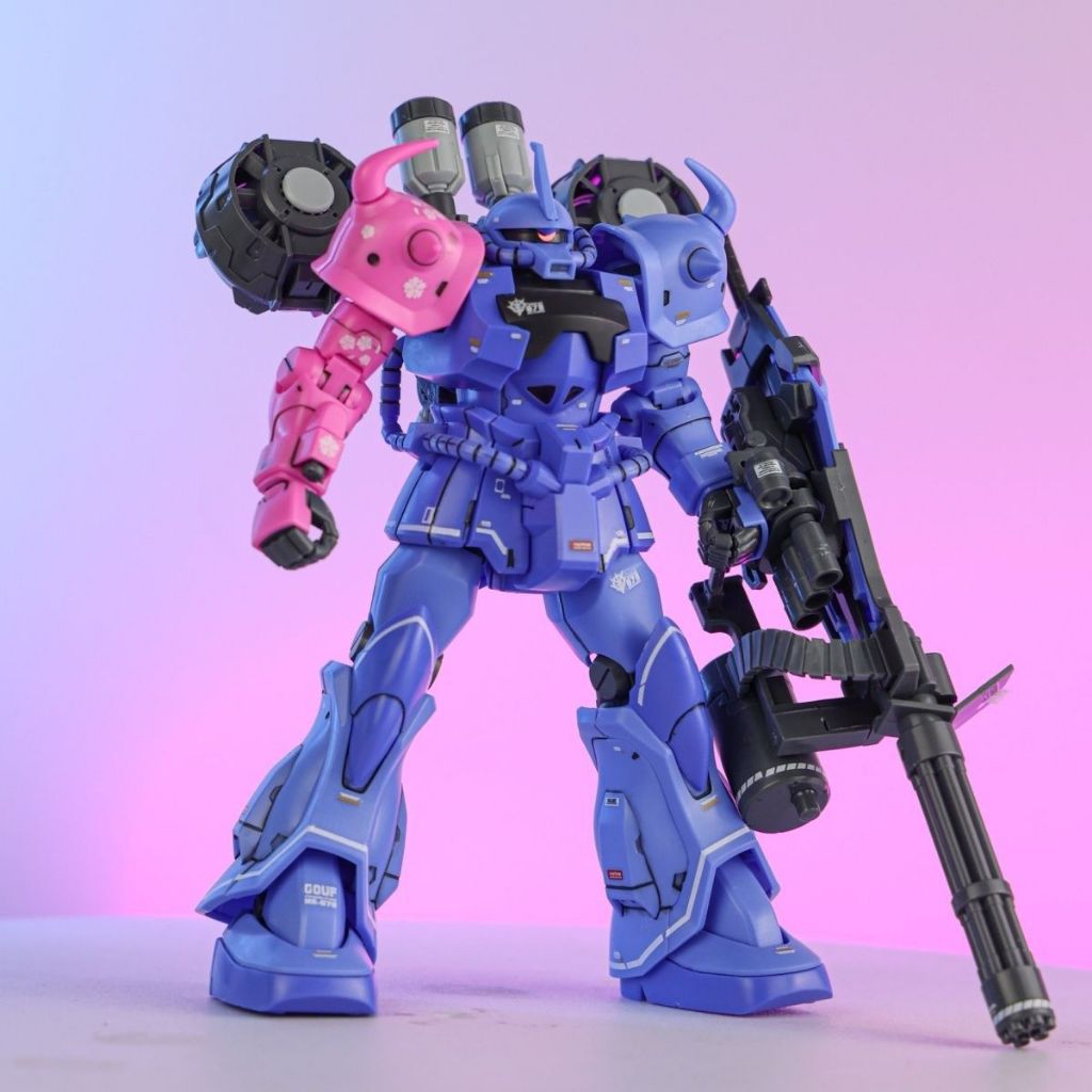 กันดั้ม Star-hguc MS-07B-3 Gouf B3 Tiger White Color Matching, Tiger ...