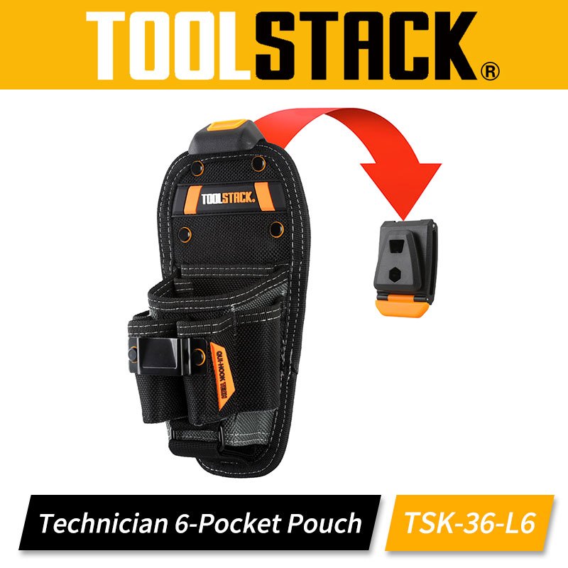 Toolstack TSK-36-L6 Quick-Hanging Tool Bag Multi-Function Tool Bag Small Mechanic Bag | Shopee ...