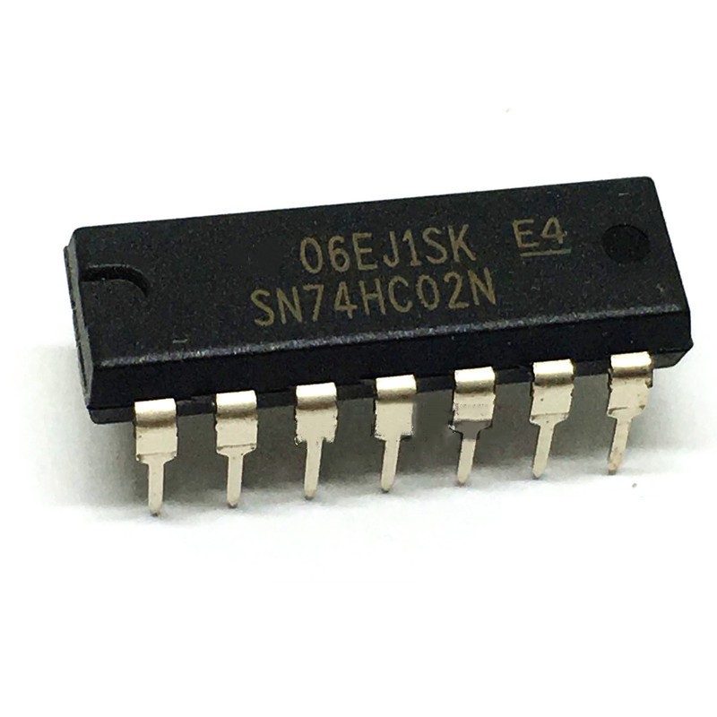 In-line SN74HC02N Chip 2 Input End Four หรือ Non-Door DIP-14 Logic Chip ...