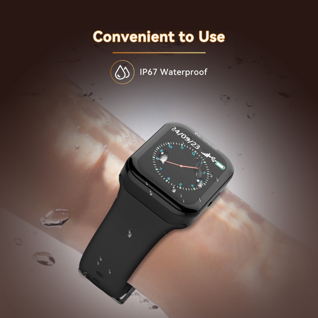Etekess TD113 IP67 เครื่องรับสัญญาณนาฬิกากันน้ําพร้อม T117 ปุ่มโทรระบบ ...