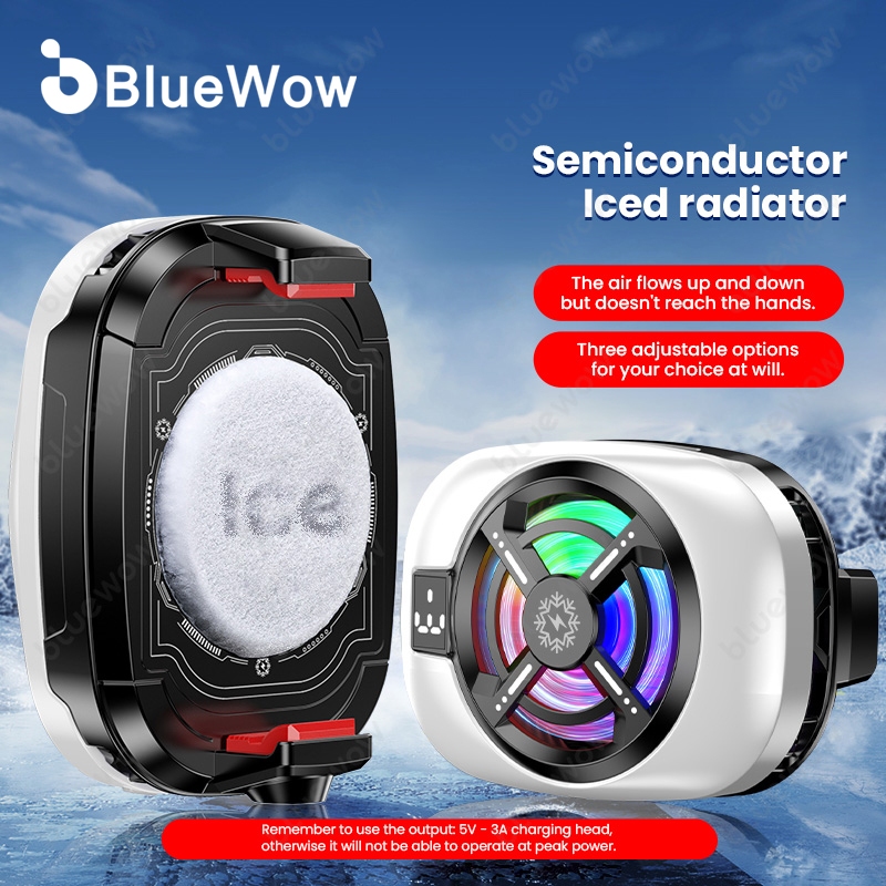 Bluewow 15W TL16 หม้อน้ําโทรศัพท์สําหรับโทรศัพท์มือถือพัดลม Phablet Semiconductor โทรศัพท์มือถือ ...