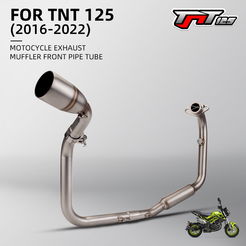 Motocycle ท่อไอเสียท่อด้านหน้าสําหรับ Benelli Tnt 125 Tnt 135 รถ ...